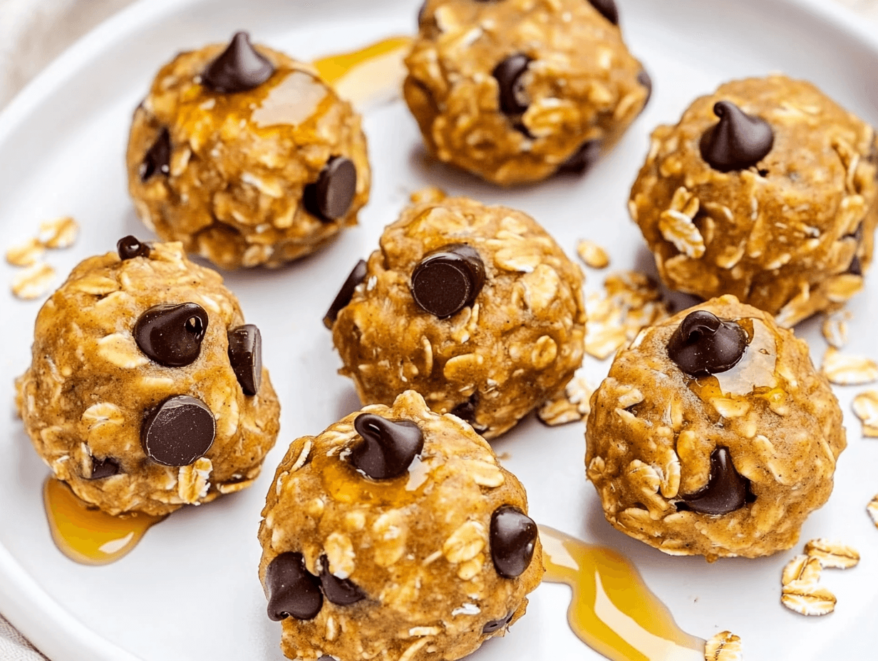 Peanut Butter Oatmeal Protein Bites - Perfect For Snacking - Recipe ...