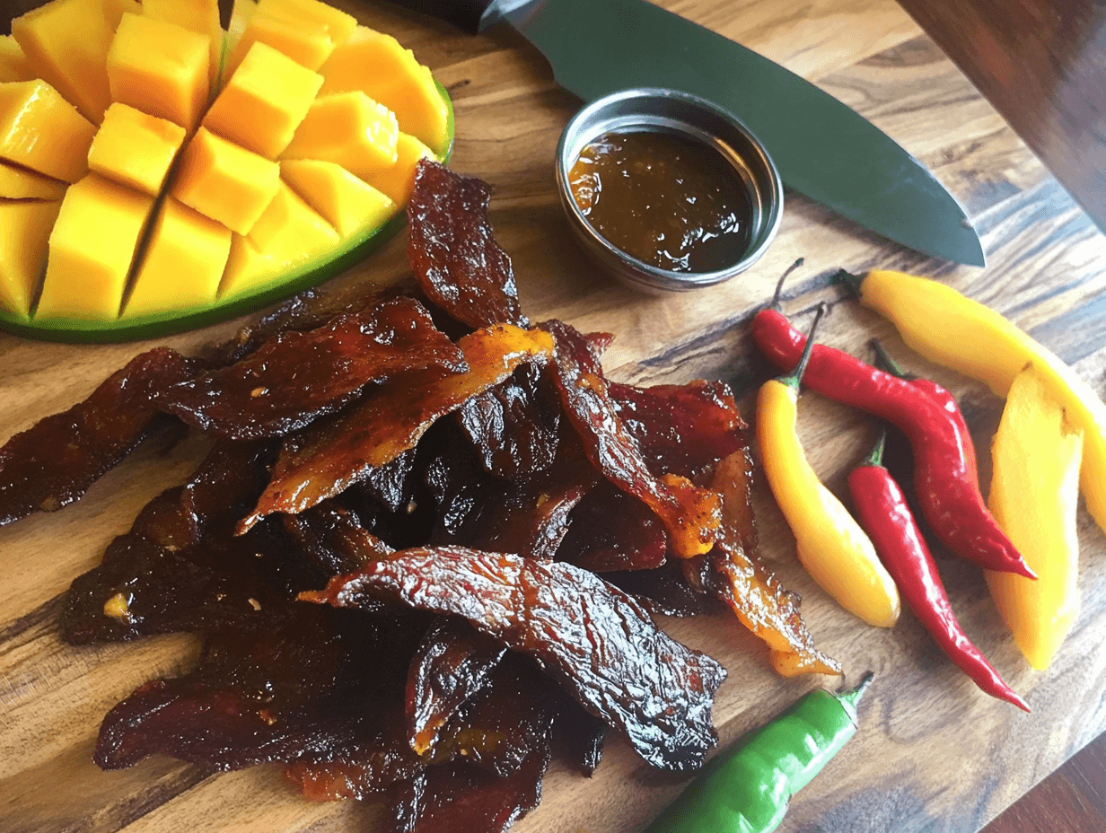 Mango Habanero Beef Jerky – Sweet And Spicy - Recipe Guide World